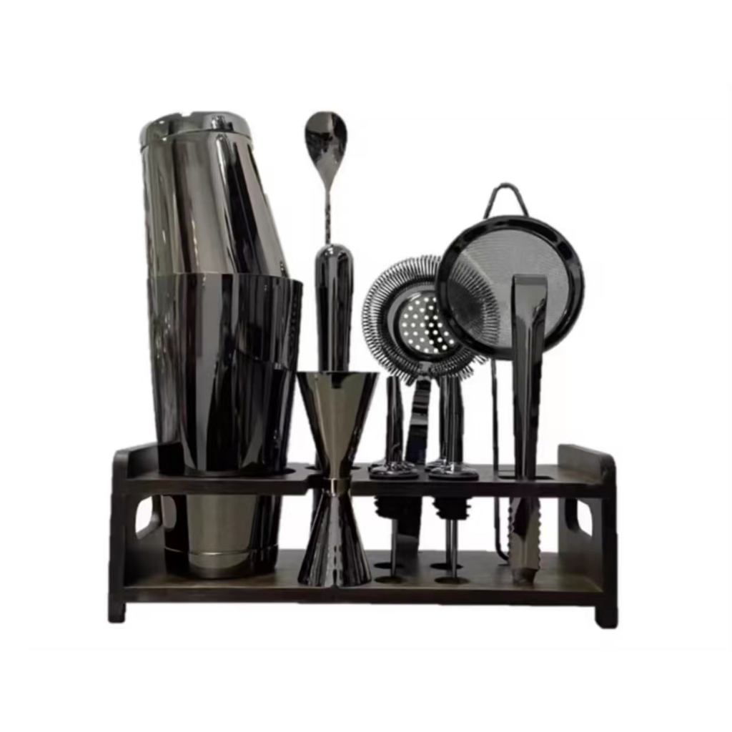 [FOC BAR MAT] 304 Stainless Steel Boston Cocktail Maker Full Set With ...