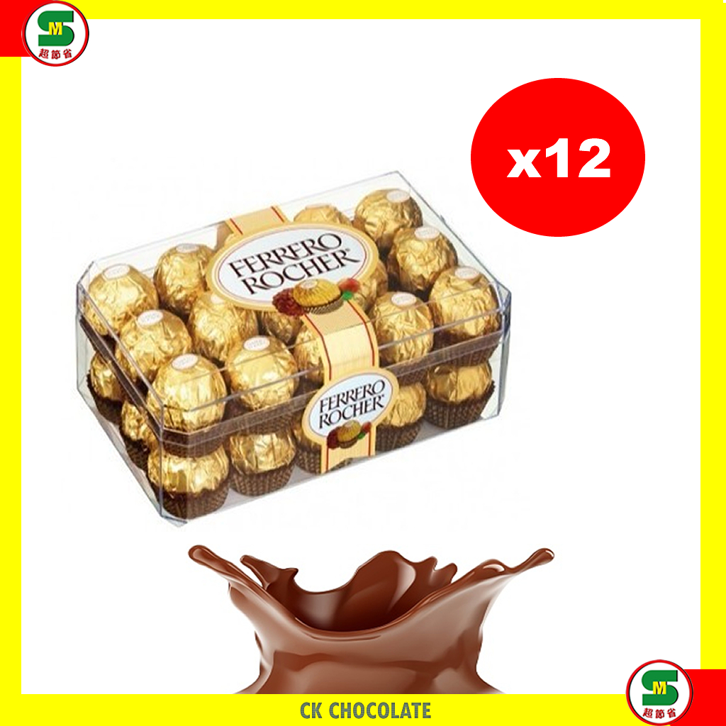 [MADE IN ITALY] 12 box Ferrero Rocher T30 375g [Exp Date: JAN 2025 ...