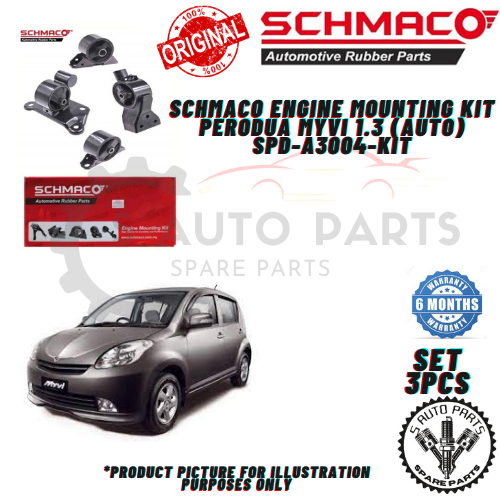 PERODUA MYVI 1.3 (AUTO) SCHMACO ENGINE MOUNTING (SET) | Shopee Singapore
