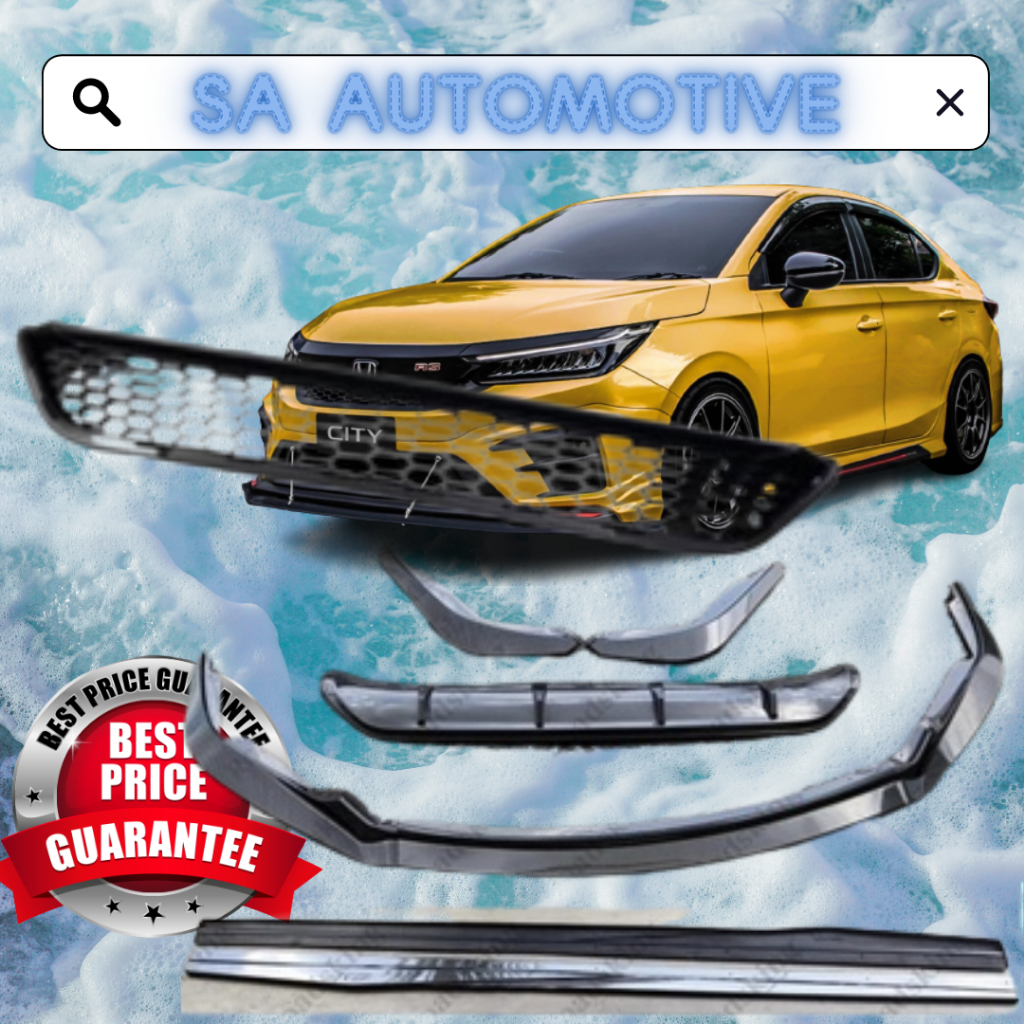 HONDA CITY RS 2020 2021 2022 GN2 FRONT BUMPER DIFFUSER LIPS BODY KIT ...