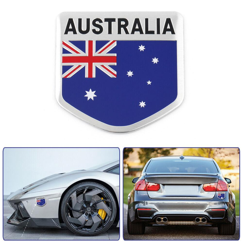 Aussie Series Flag Sticker Logo Metal Badge Emblem for Car Fender ...