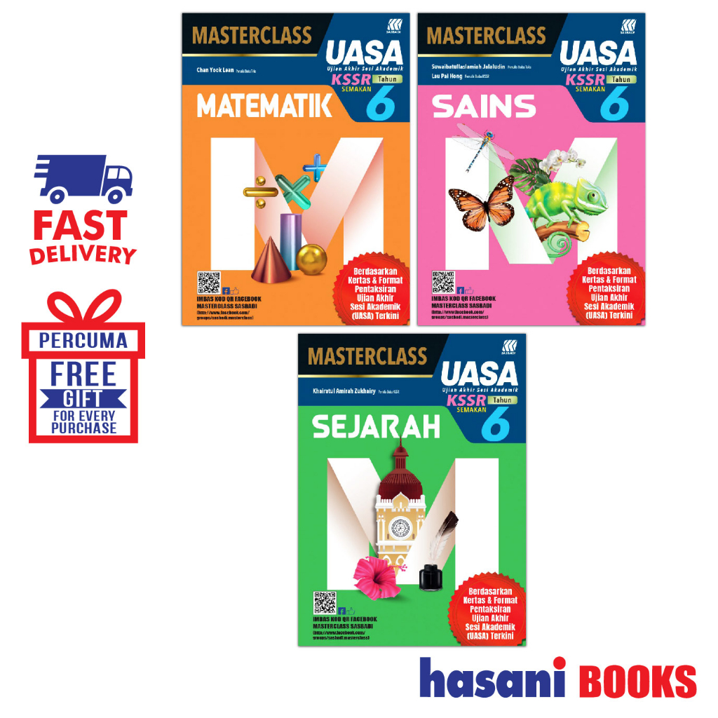 Hasani Sasbadi Masterclass UASA KSSR Reference Book Year 6 Review ...