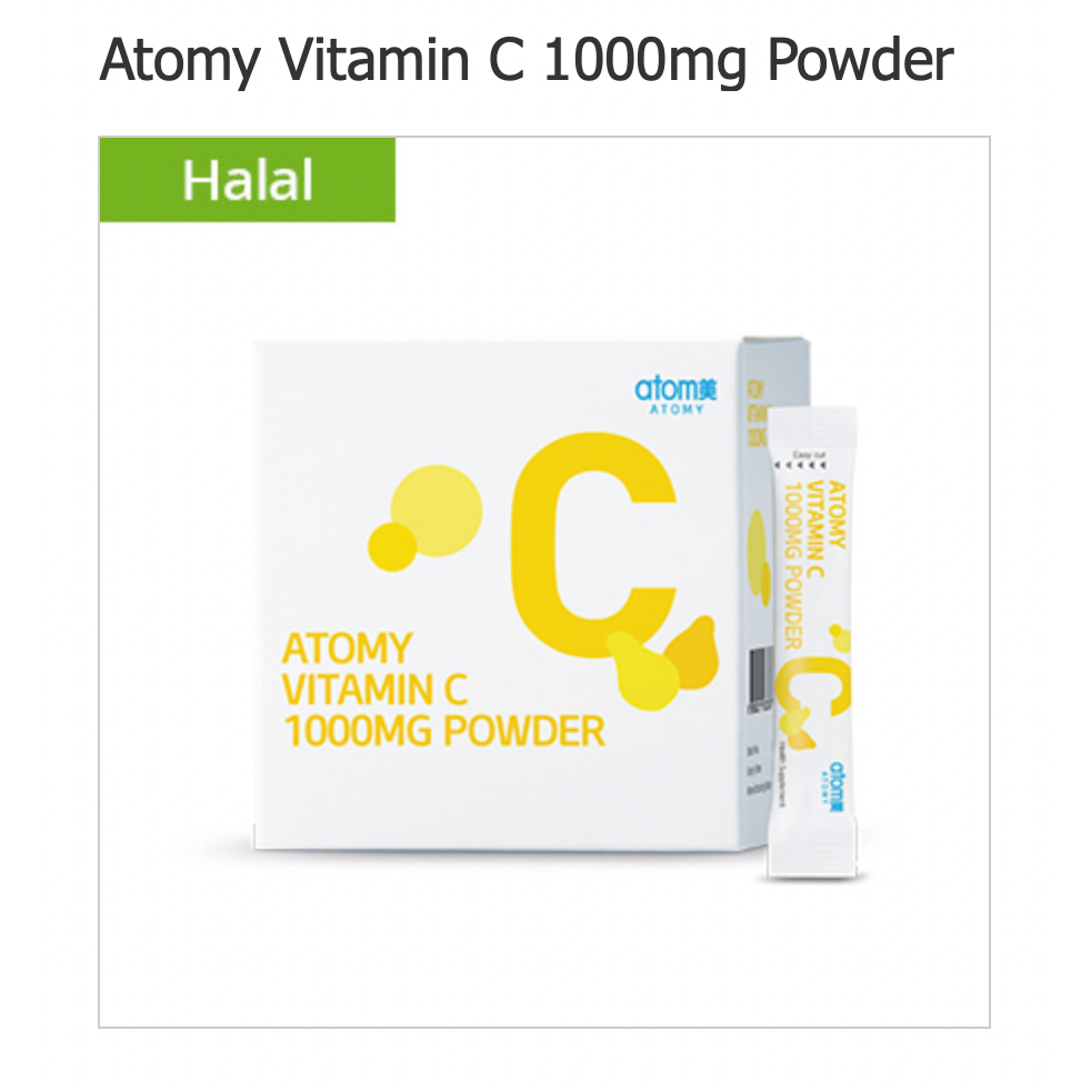 Atomy Vitamin C 1000mg Vit C 艾多美维生素维他命C 1000毫克Vit C Halal | Shopee ...