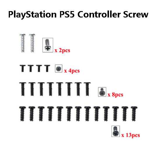 Sony PS5 Dualsense Controller Screw Set Handle Play Station 5 Screw ...