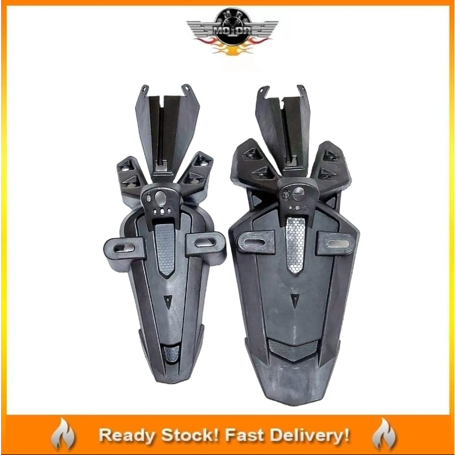 REAR FENDER MUDGUARD YAMAHA Y15 Y15ZR V1 V2 VIETNAM&NYAMUK BLACK ...