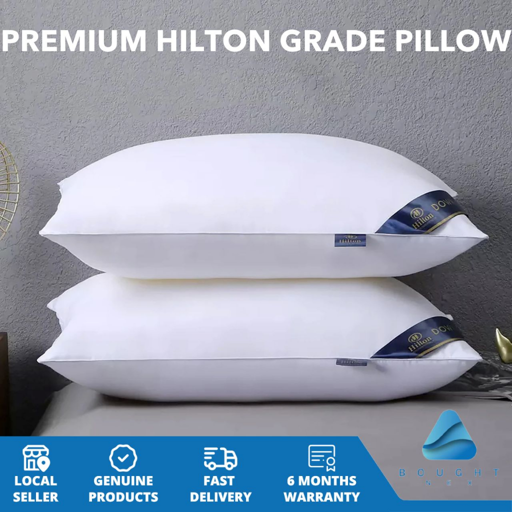 1kg Hilton Five Star Hotel Grade Pillow 11 Color Options Luxurious ...