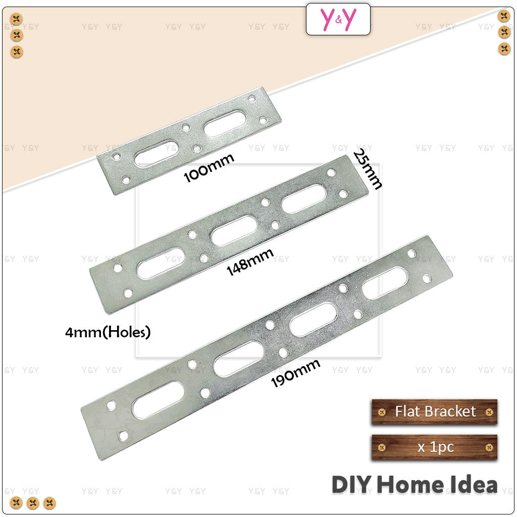 Y&Y Eco Multi Flat Bracket / Two Way Mounting Bracket / Furniture Flat ...