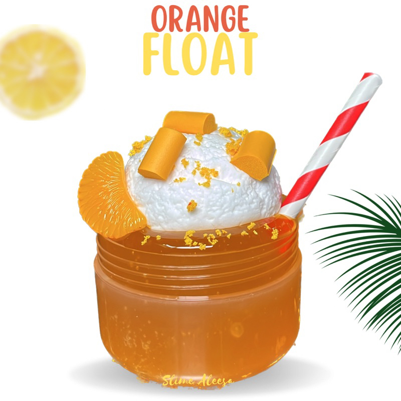 Orange Float Slime (diy clay mix) | Shopee Singapore