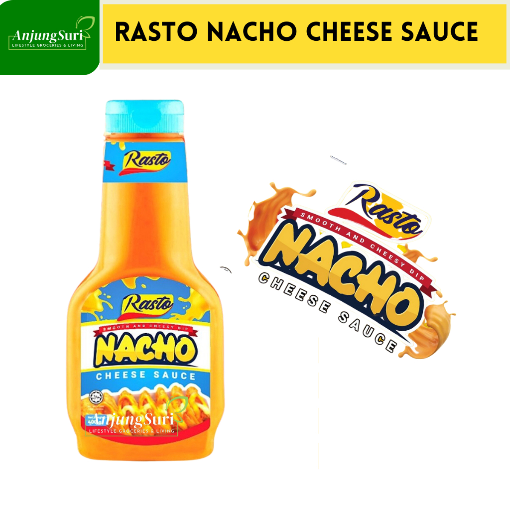 Rasto Nacho Cheese Sauce Melted 400gm in a bottle Easy to Picit ...