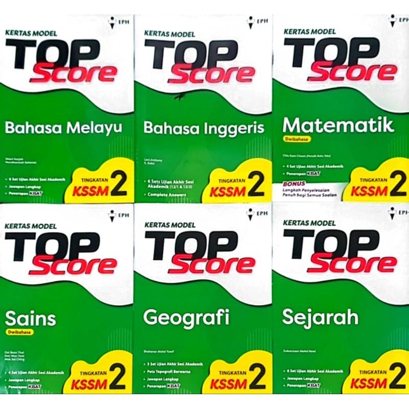 TOP Score MODEL PAPER Form 2 KSSM/ EPH Publishing/ | Shopee Singapore