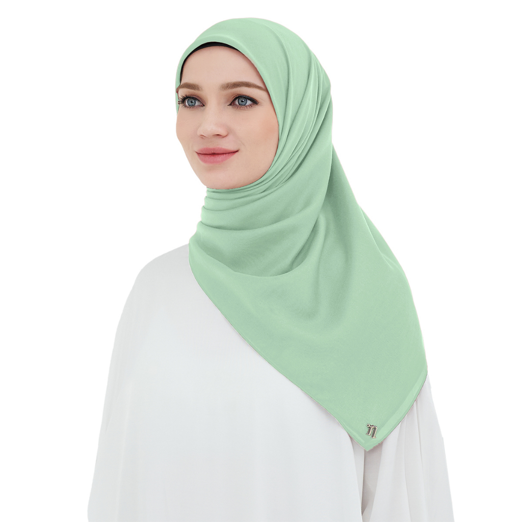 naelofar Cotton Voile Square | Shopee Singapore