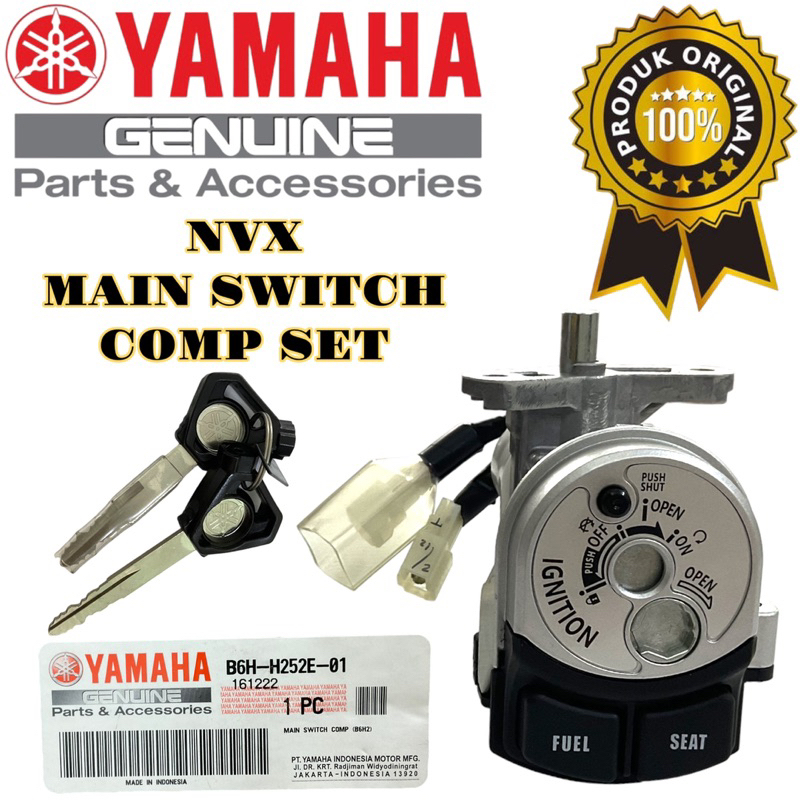 YAMAHA NVX MAIN SWITCH COMP SET MAIN SWITCH ASSY NVX155 IGNITION LOCK ...