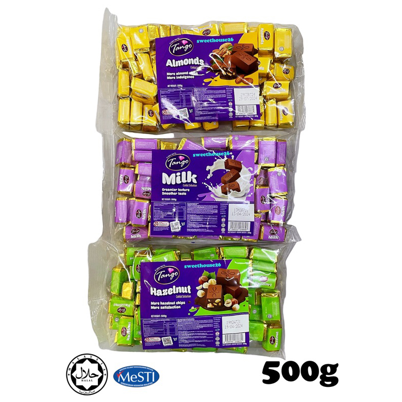 Tango Chocolate Assorted 500g/65pcs(Halal) | Shopee Singapore
