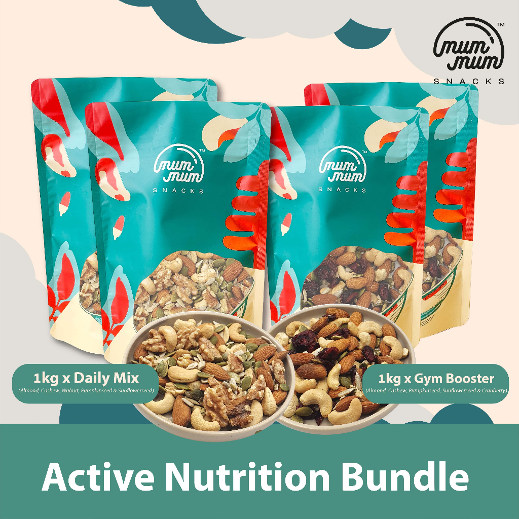 Active Nutrition Bundle [1kg each] - Daily Mix & Gym Booster | Shopee ...