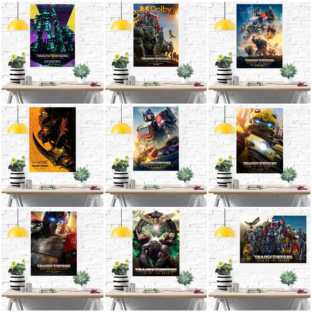 Transformers Rise of the Beasts A3 Poster & A3 Frame Wall Decoration ...