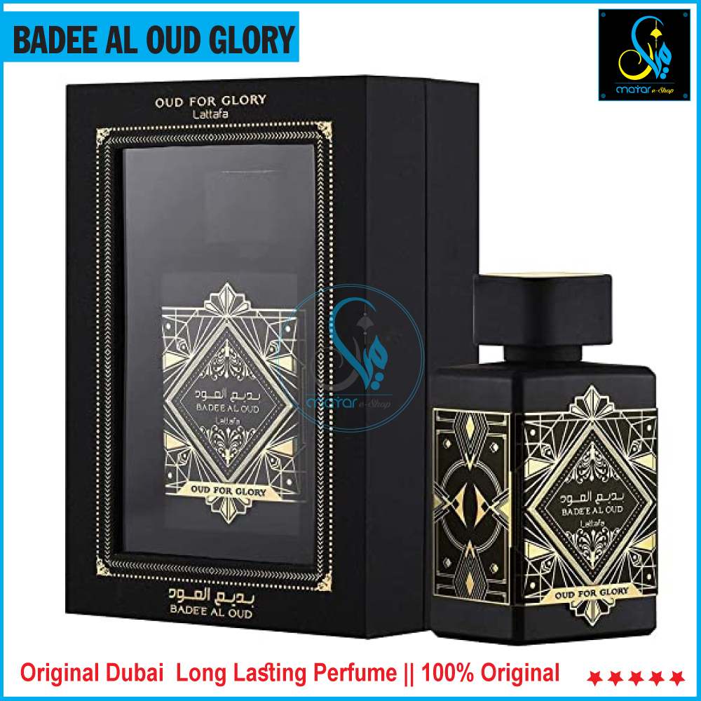 Badee Al Oud For Glory perfume EDP Lattafa 3D Sticker from 100 ml ...