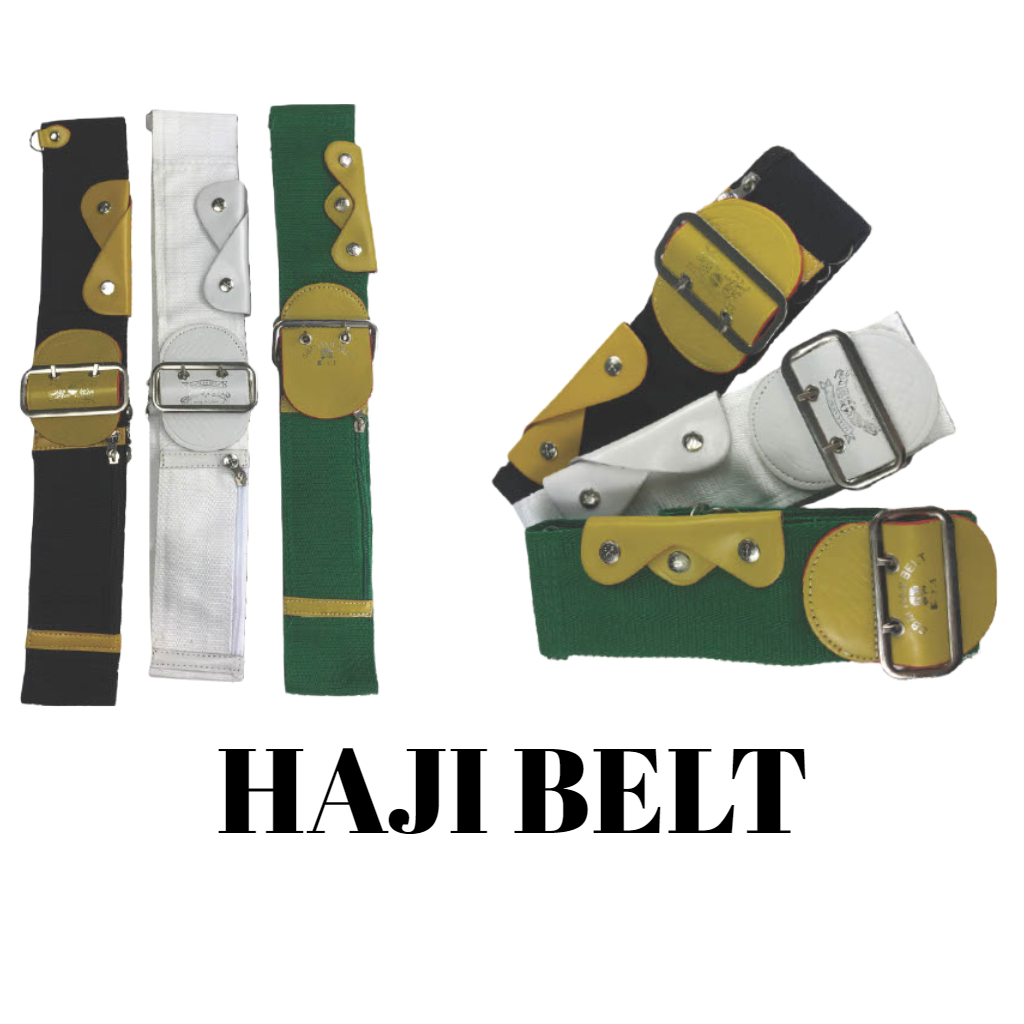 HIJAU HITAM PUTIH Ihram BELT/ Hajj UMRAH/ Hajj BELT/ White/Black/ Green ...