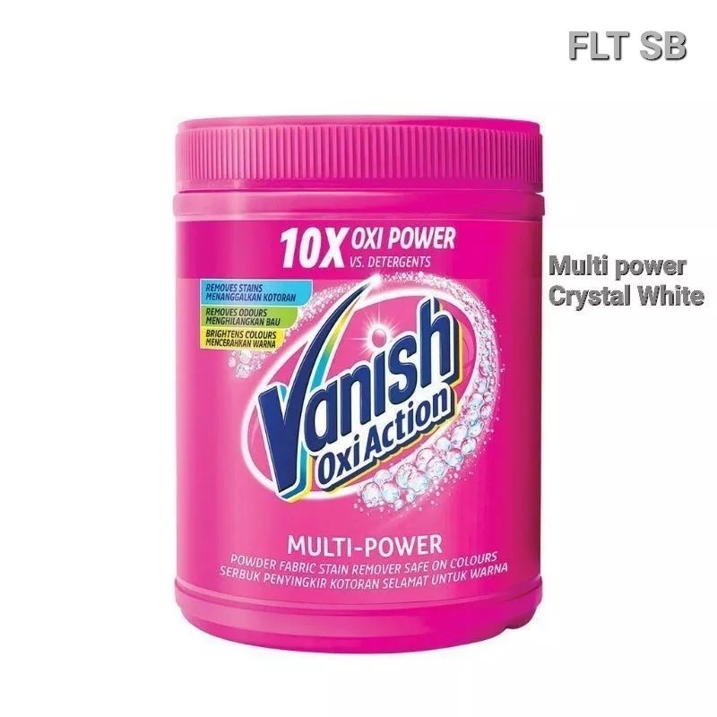 Vanish Oxi Action Multi Power / Crystal White Power 500g (1 btl ...