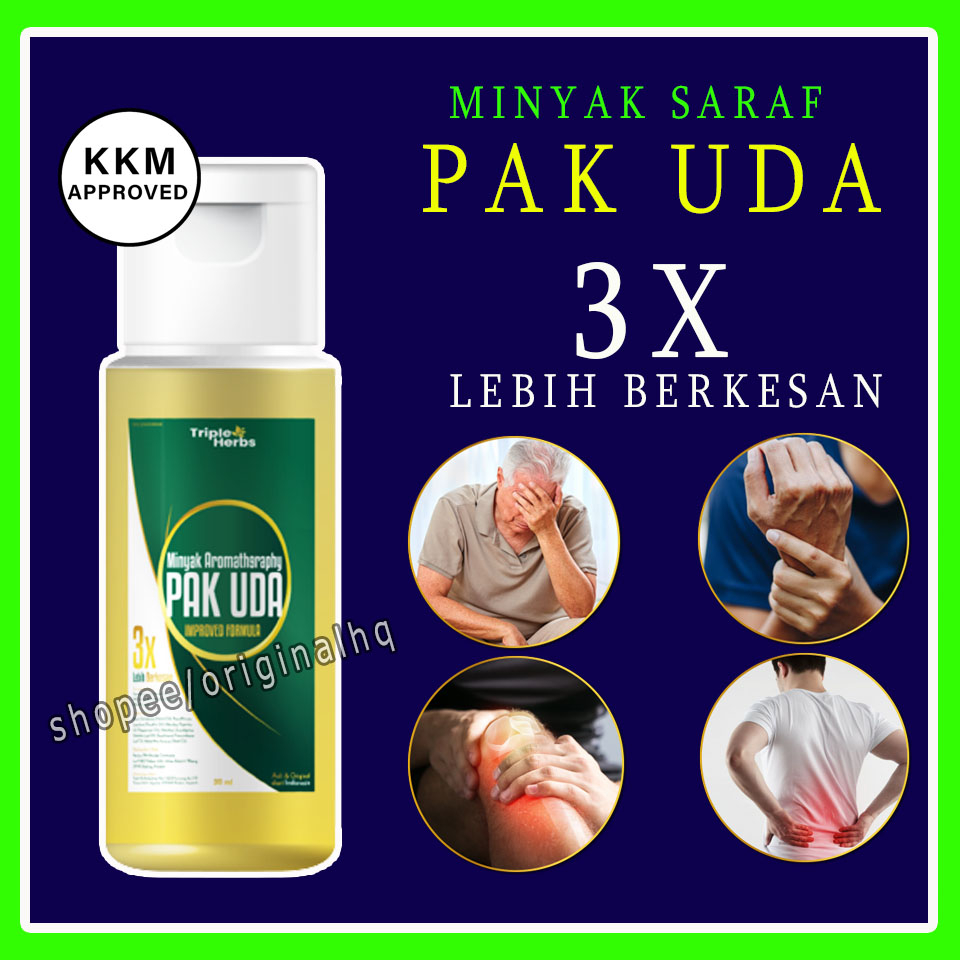 Pak Uda's Nerve Oil, Joint And Knee Pain Passed KKM | Shopee Singapore