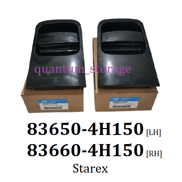 Hyundai Sliding Door Handle Outer Outside 83650-4H150 Rear LH 83660 ...