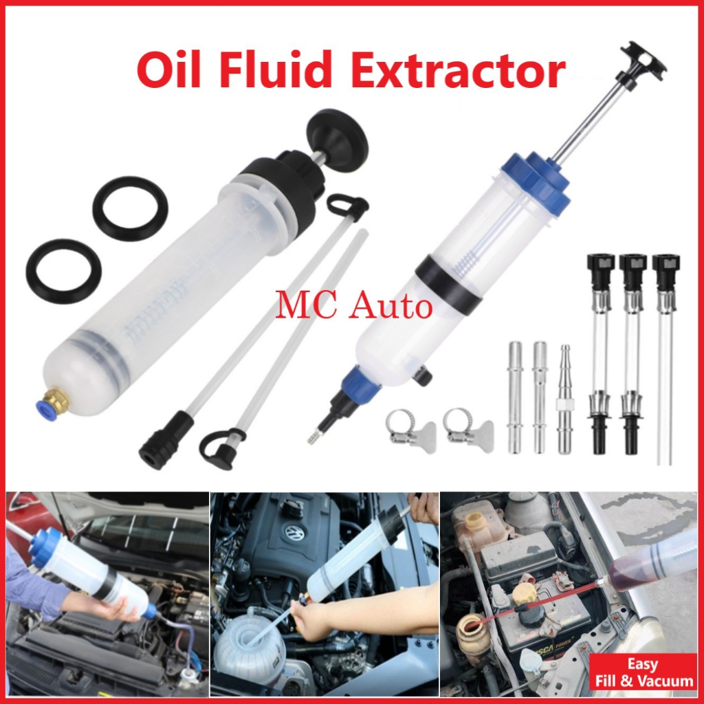 injection syringe Manual Oil Fluid Extractor Filling Vacuum Pump Tool ...