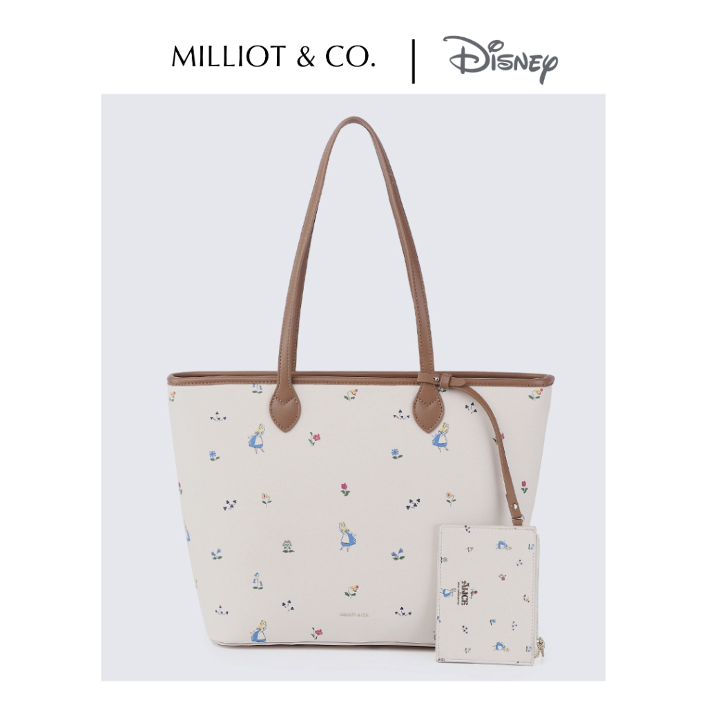 Milliot & Co Disney Alice in Wonderland Alice's Curious Garden Tote Bag ...