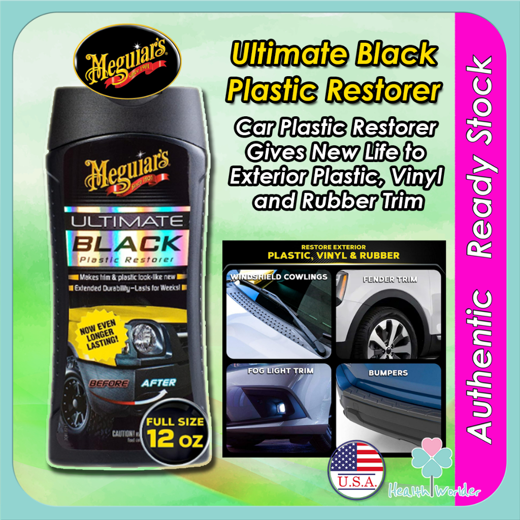 USA Meguiar's Ultimate Black Plastic Restorer Car Plastic Restorer ...
