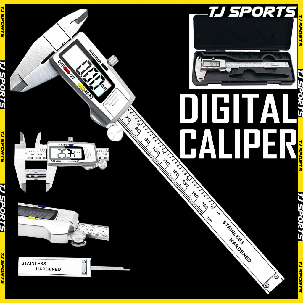 LCD Electronic Digital Caliper Vernier Caliper Metal Micrometer ...