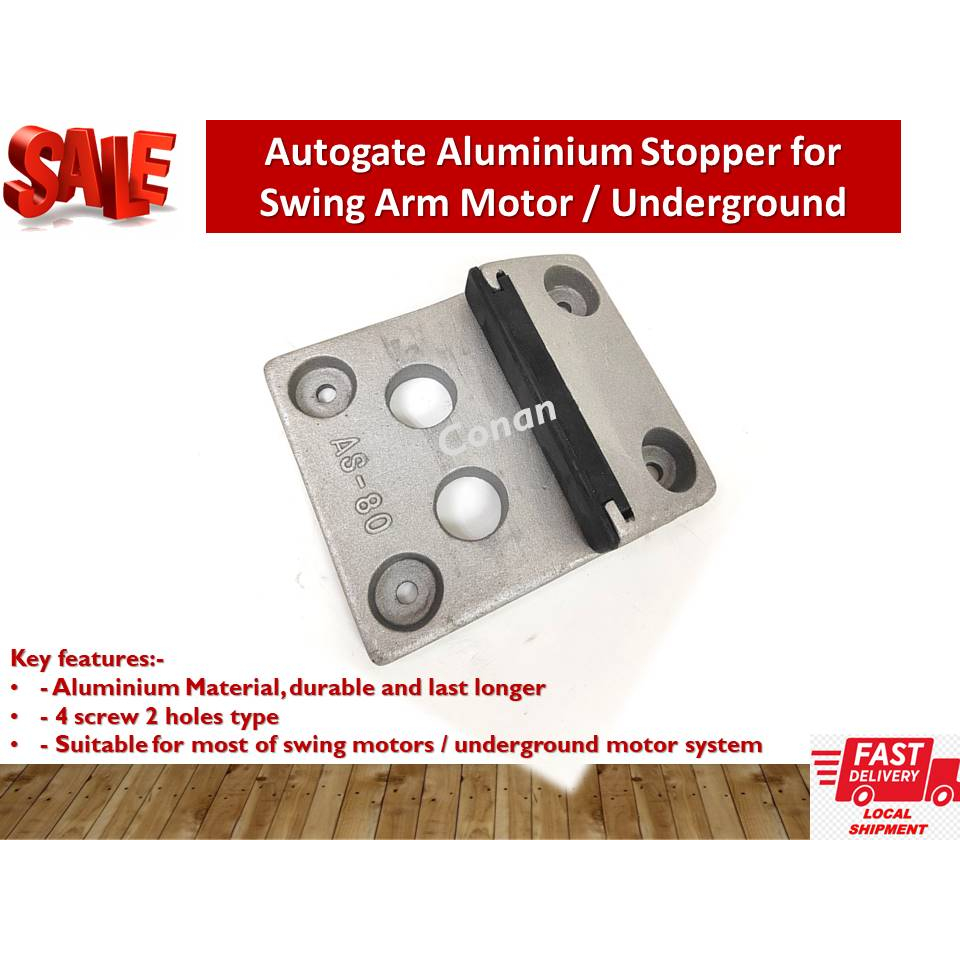 Autogate Aluminium Stopper for Swing Arm Motor / Underground Auto gate ...
