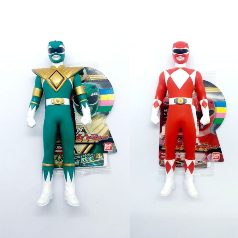 Original Rare Mighty Morphin Power Rangers Super Sentai Sofubi Series ...