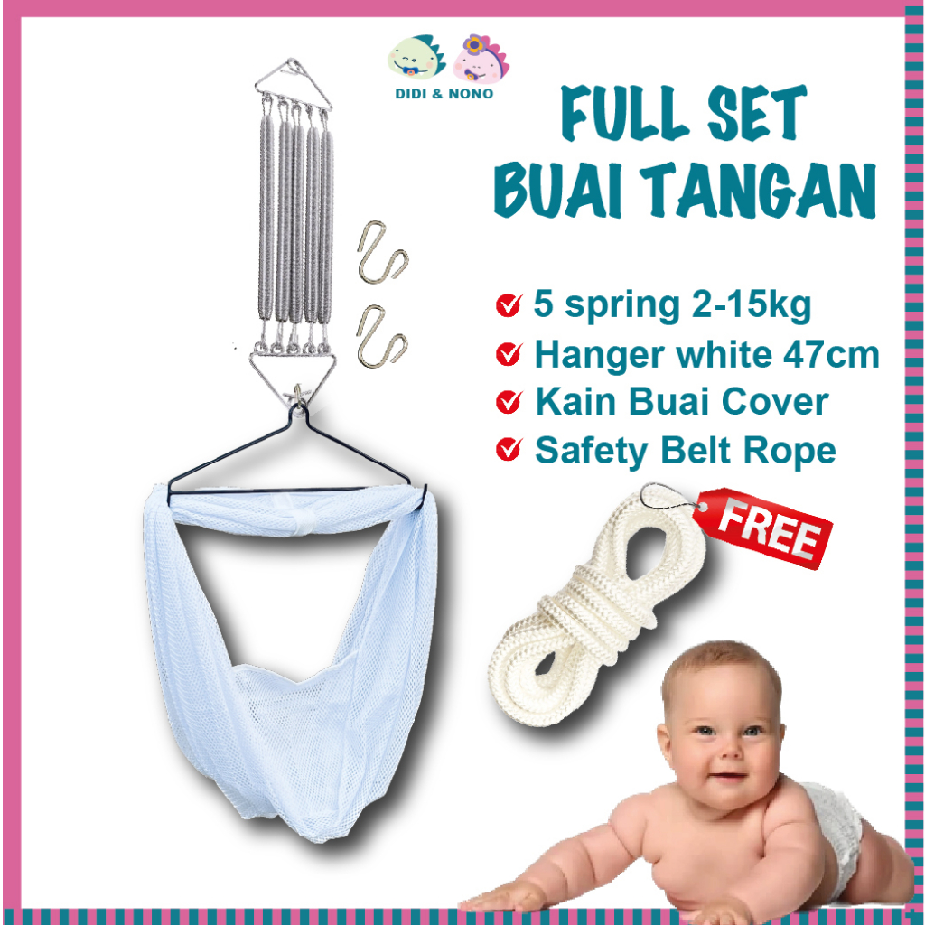 Baby cradle set 3in1 , spring set (5pcs spring),hanger cradle net,baby ...