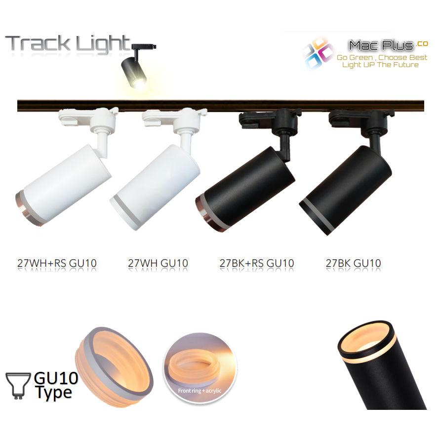 Modern LED Ceiling / Wall Lighting Flexible GU10 Type Track Light ...