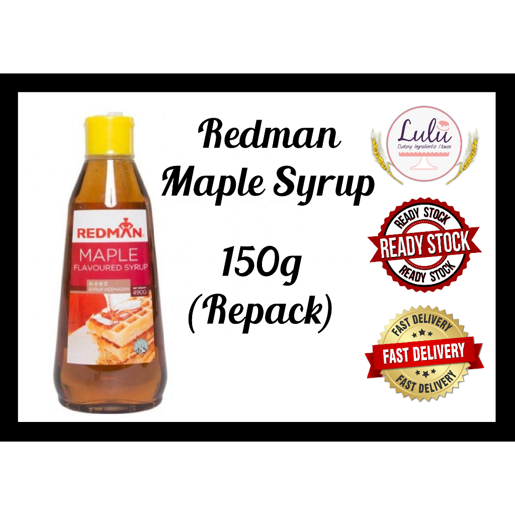 REDMAN MAPLE FLAVOURED SYRUP 150g (Repack) | Shopee Singapore