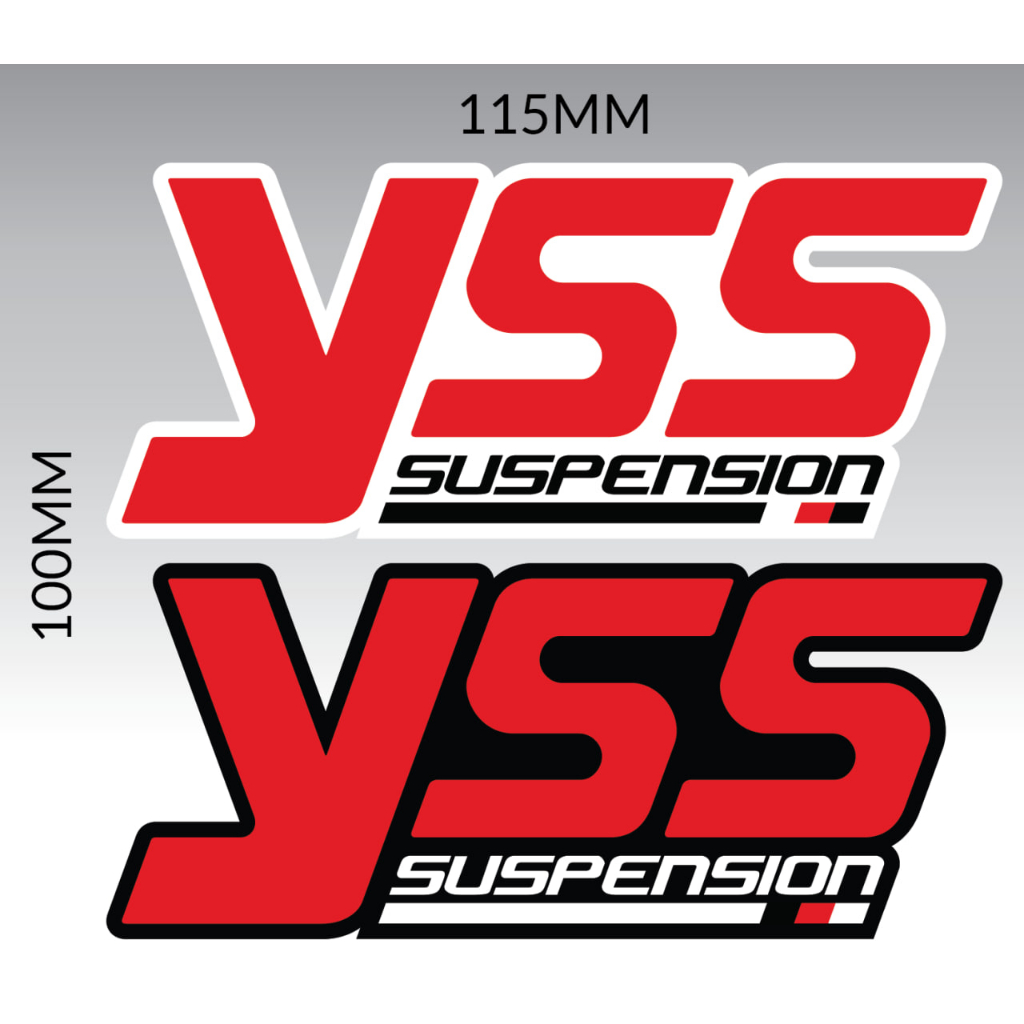 Yss suspension Sticker Premium UV sticker glossy surface 115mm x 100mm ...