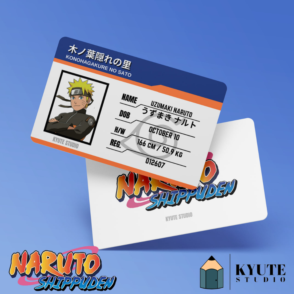 NARUTO SHIPPUDEN ID CARD COLLECTION | Shopee Singapore