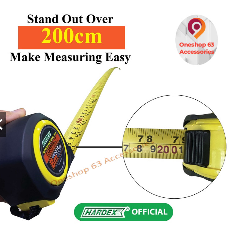 Hardex Supreme Measuring Tape 8M - HT 25mm (钢卷尺) | Shopee Singapore