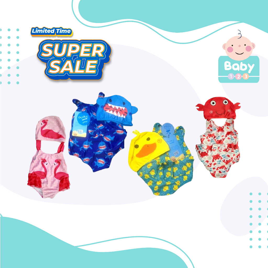 Bubble Kids Swim Suit (1-6 years) | Shopee Singapore