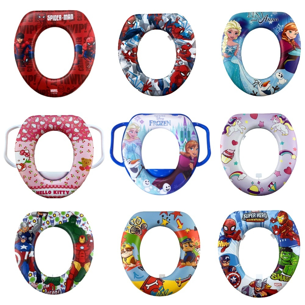Jamban Latihan Budak Potty Training Toilet Seat For Kids Spiderman ...