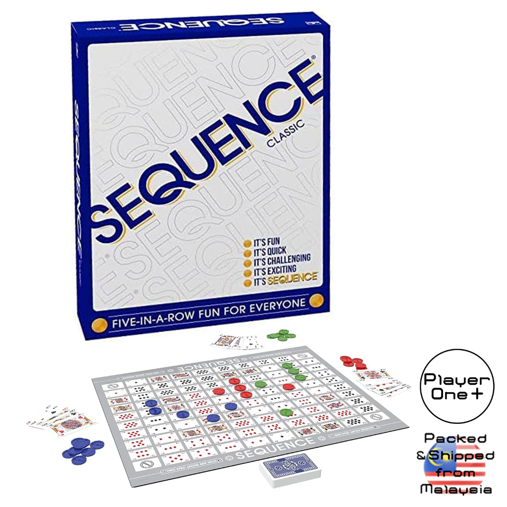 Sequence Strategy Board Game Kids Family Fun Party Games (English ...