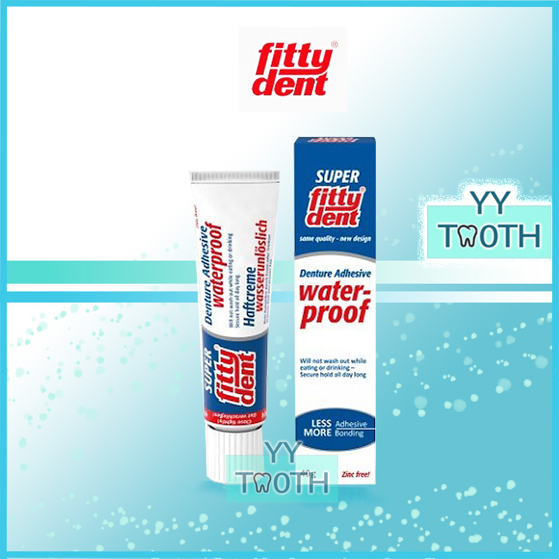 D9G Denture Adhesive cream Fitty Dent (EXP07/2028) krim pelekat gigi ...
