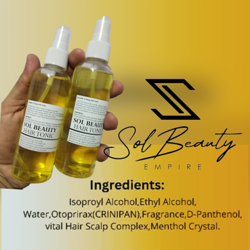 Sol HAIR TONIC 100ML HAIR Thickener/Dandruff Problems/HAIR Loss Loss ...