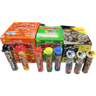 Delfi CHACHA MINIS Milk Chocolate with Candy Shell (12 tubes / box ...