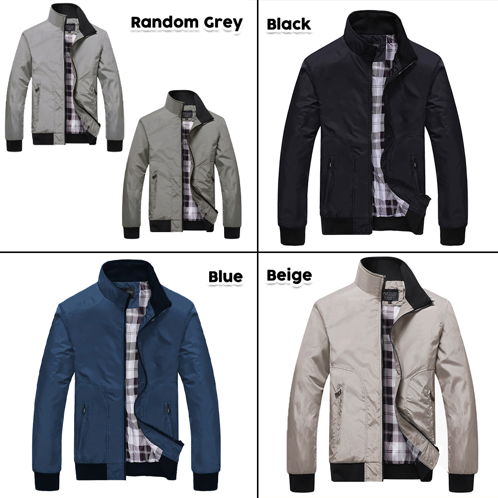 Men's Good Quality Jacket Collar Casual Fashion -JOHNNY | Shopee Singapore