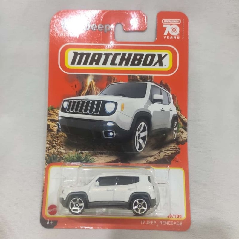Matchbox '19 Jeep Renegade - White (40/100 - 2023) | Shopee Singapore