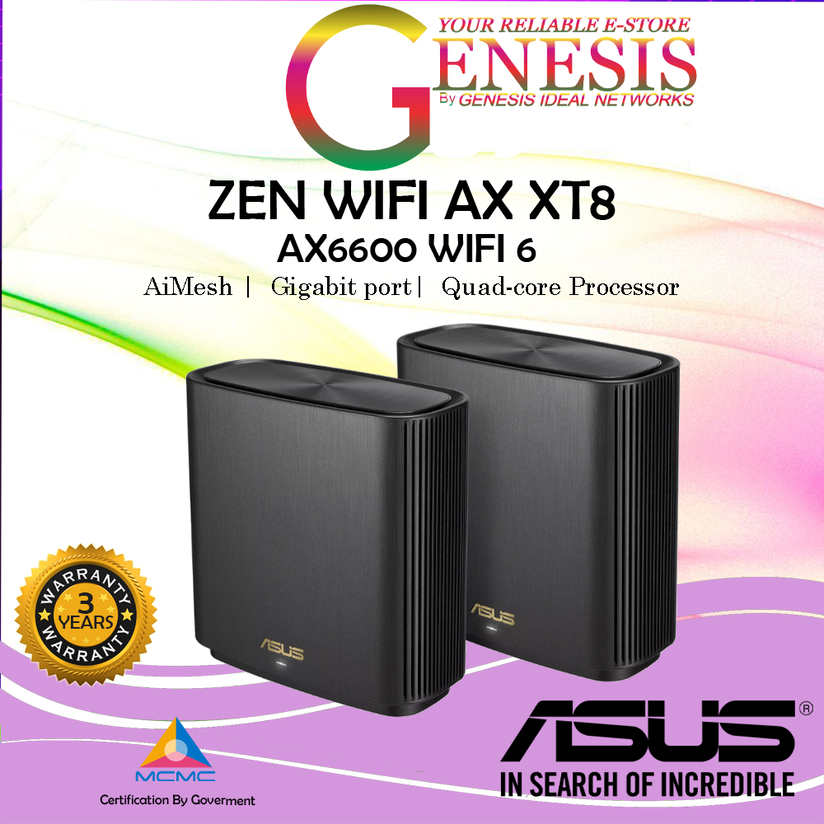 [ WIFI 6 AiMesh ]ASUS ZenWiFi XT8 AX6600/ XT12 AX11000 WI-FI 6 MU-MIMO ...