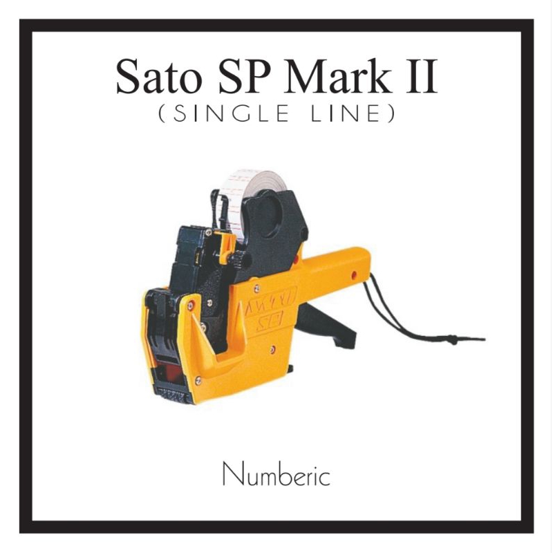 1UNIT NIVLAC SATO SP PB1 HAND LABEL PRICE TAG MACHINE LABELLER MACHINE ...