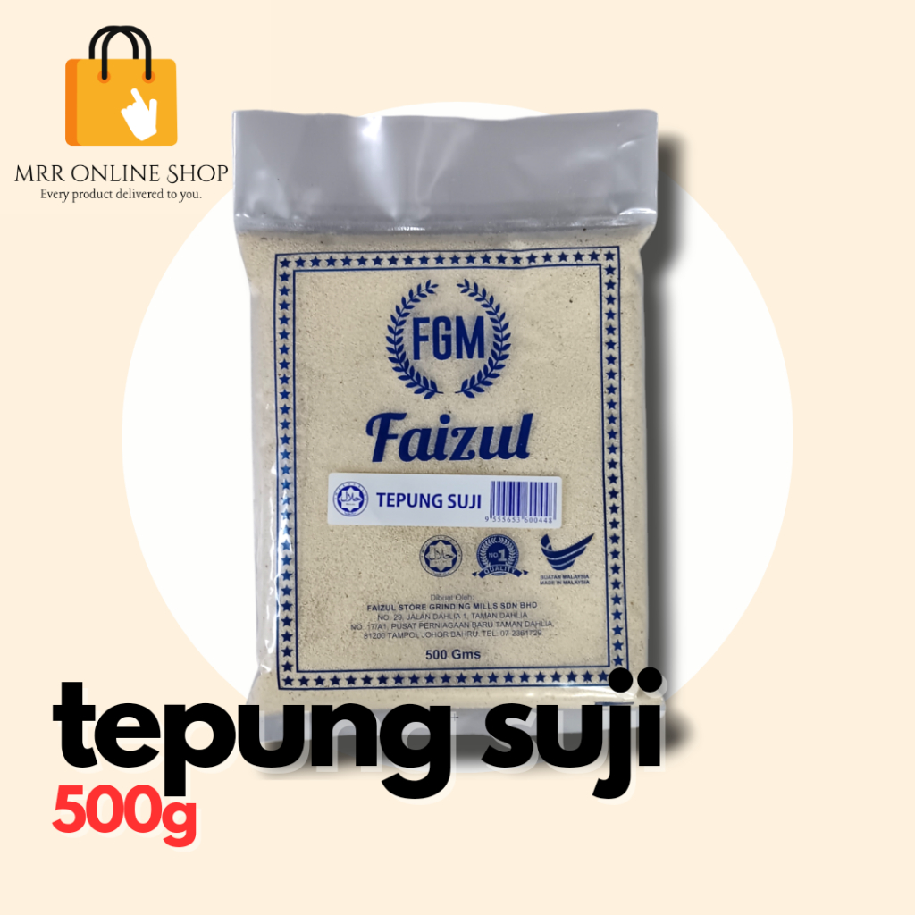 Suji Flour Ready To Fry/Semolina (500g) | Shopee Singapore