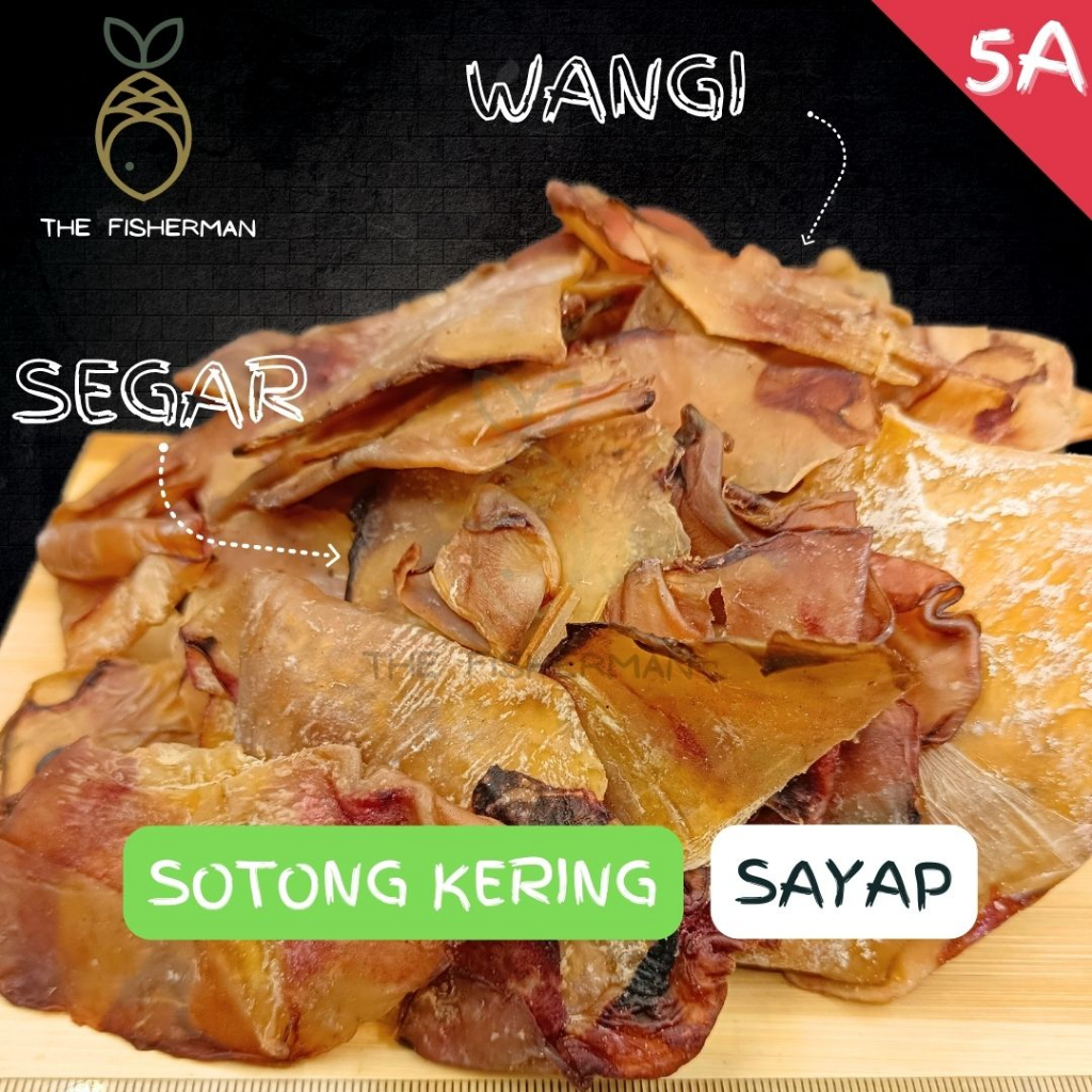 Sayap Sotong Kering 1kg Sotong Sayap Dried Squid Dry Squid Sotong ...