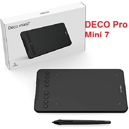5080 LPI Resolution XP-PEN DECO Pro Mini 7 Graphics Drawing Tablets ...