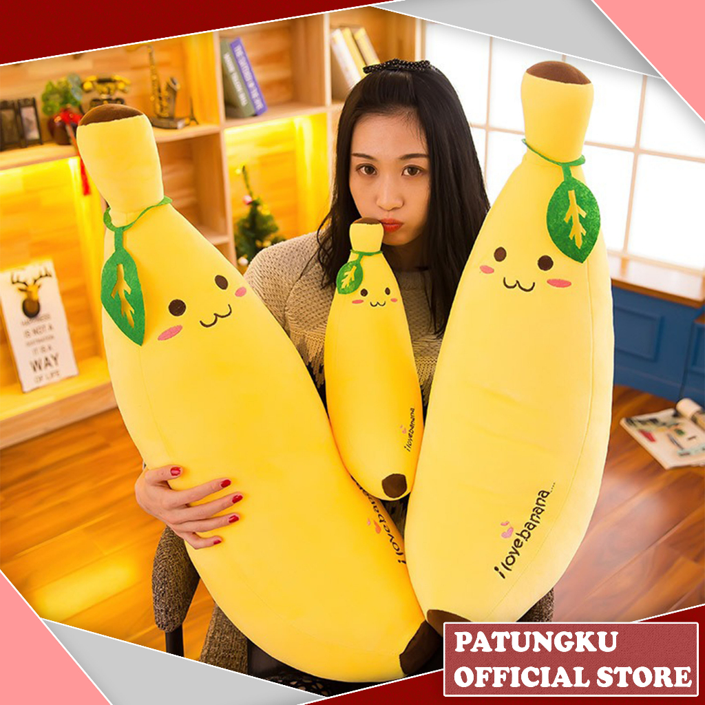 ️PatungKu ️ M'sia Cartoon Lovely Cotton Banana Plush Stuffed Toy Doll ...